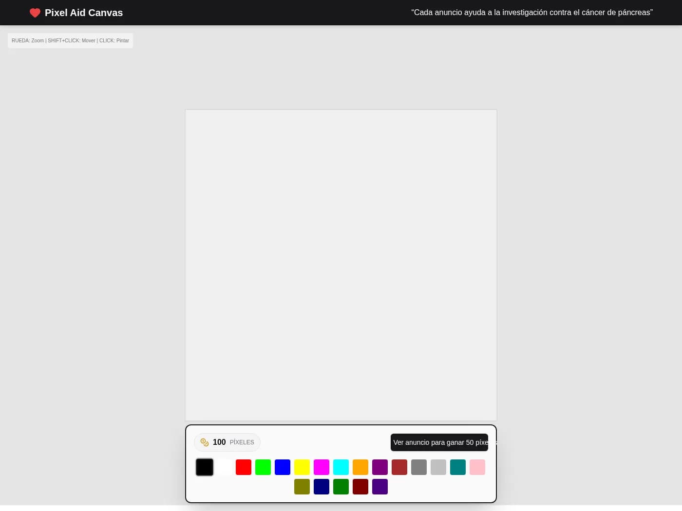 Pixel Aid Canvas