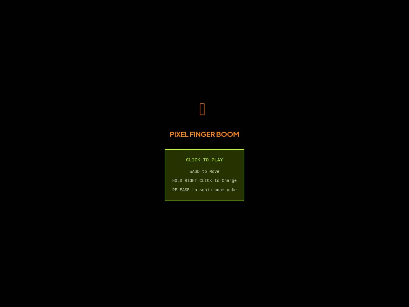 Pixel Finger Boom