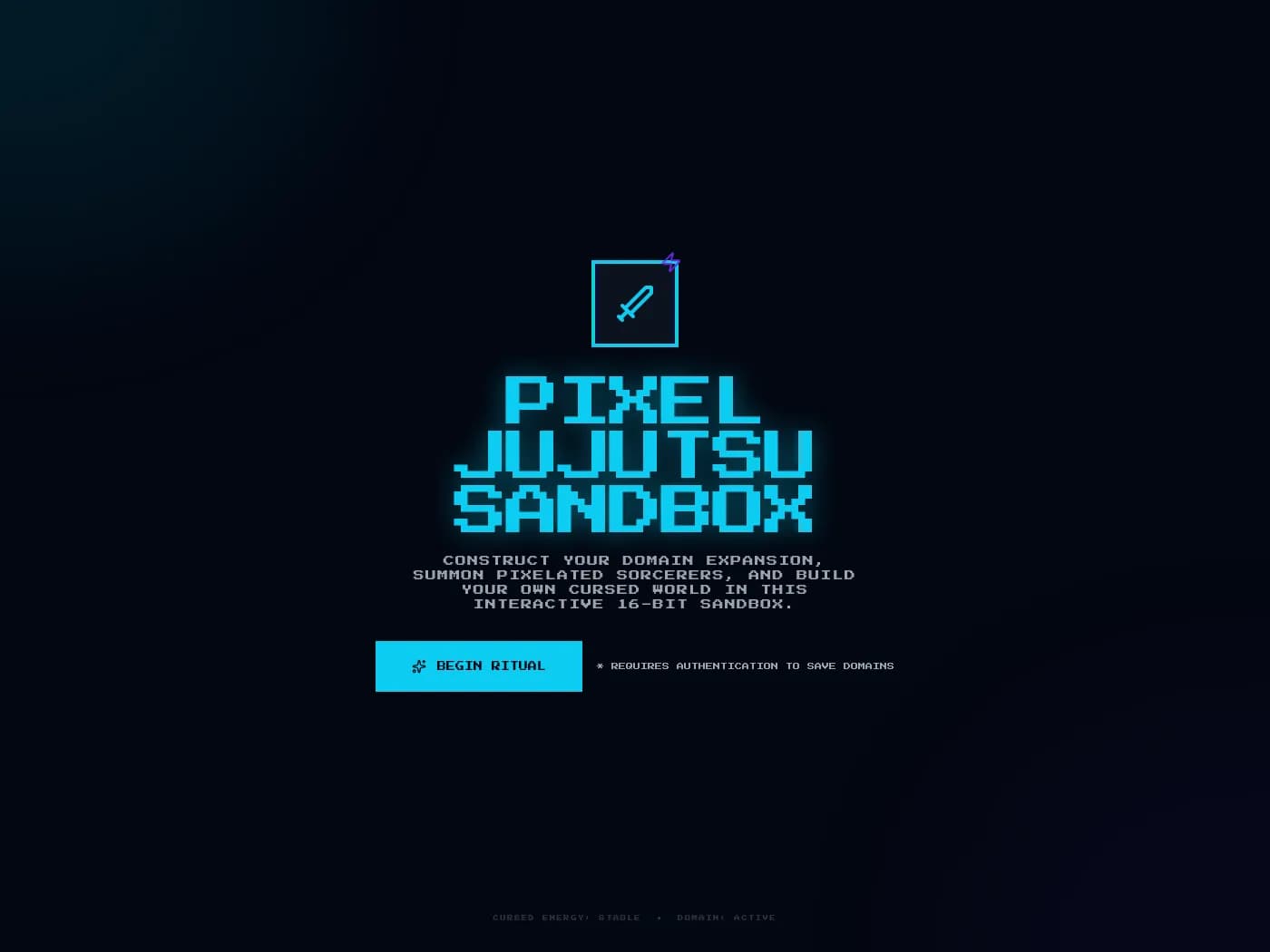 Pixel Jujutsu Sandbox