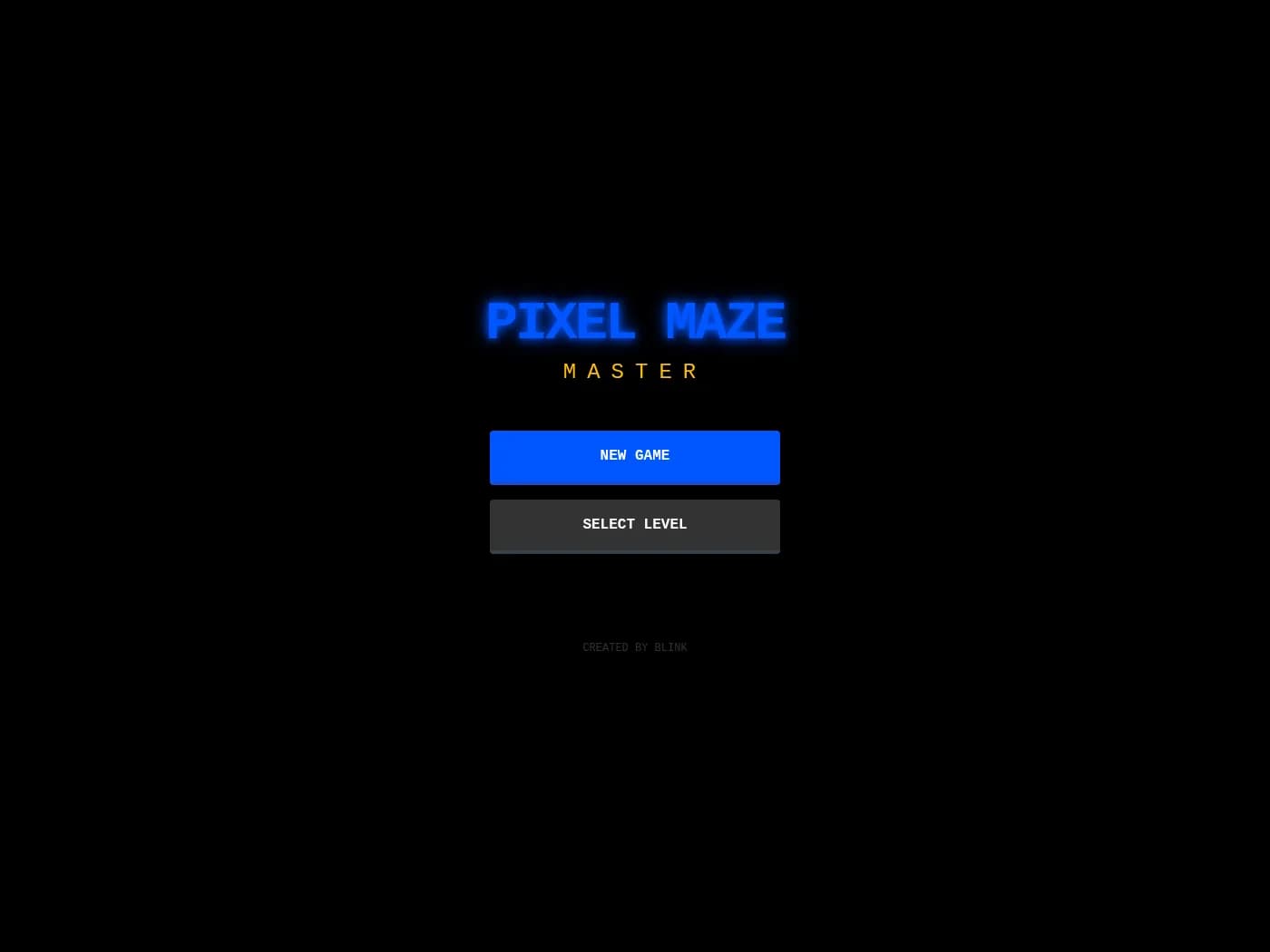 Pixel Maze Master
