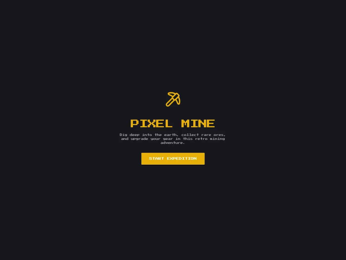 Pixel Mine Explorer