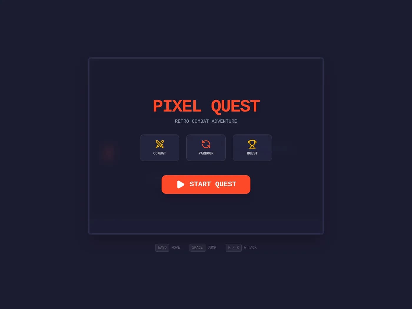 PixelQuest 2D Game