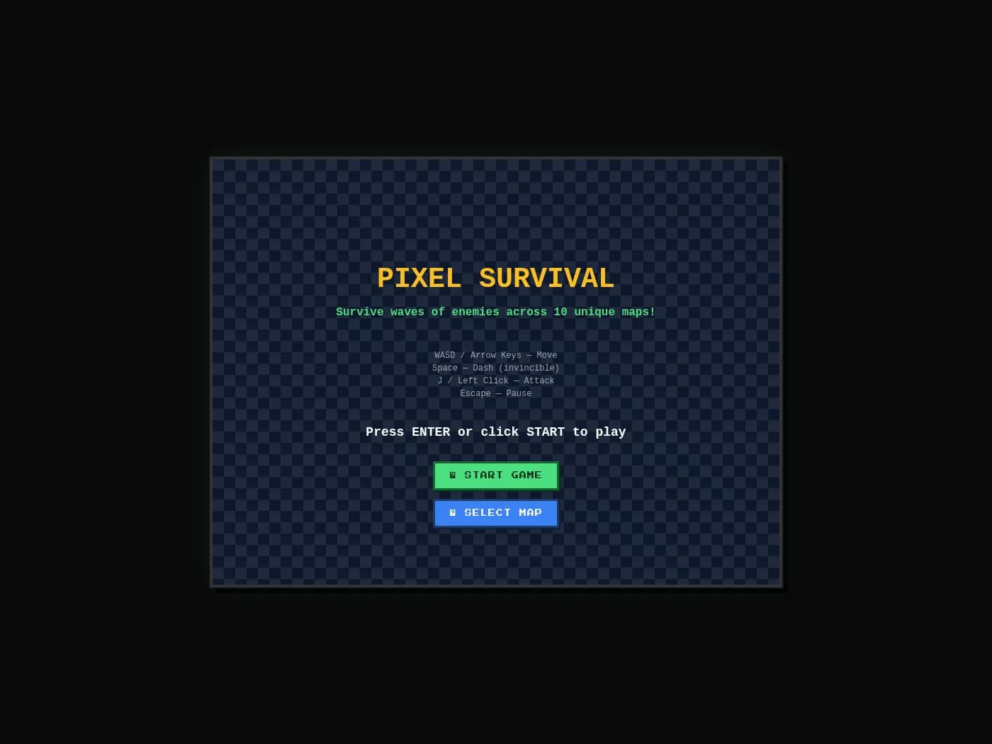 Pixel Frenzy Survival