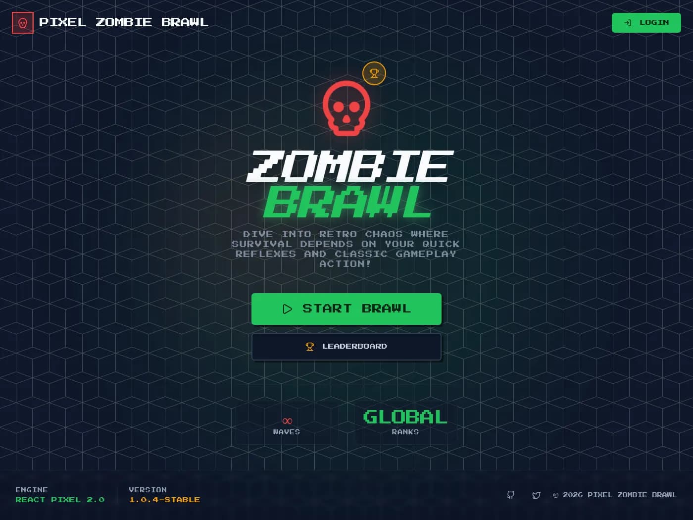 Pixel Zombie Brawl