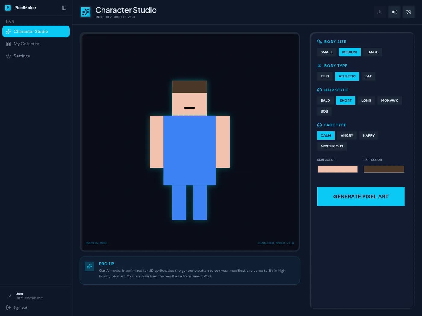 PixelArt Body Maker