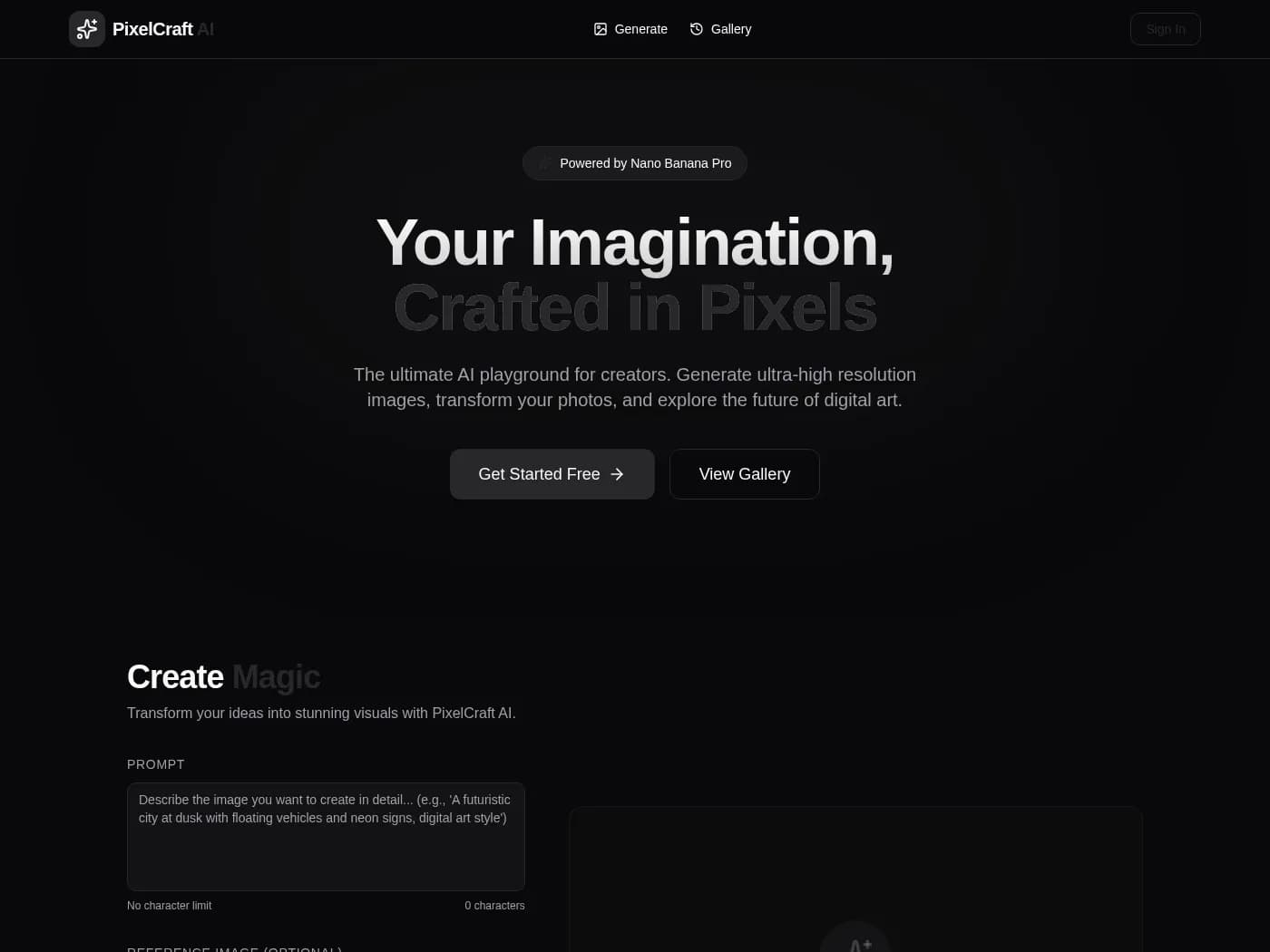 PixelCraft AI