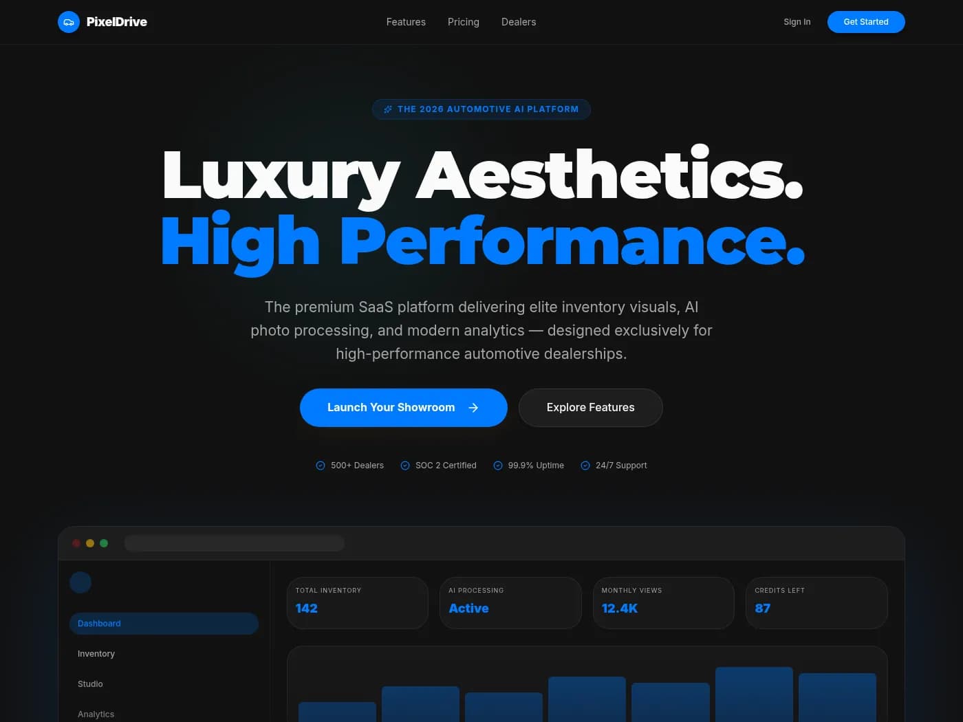 PixelDrive SaaS Platform