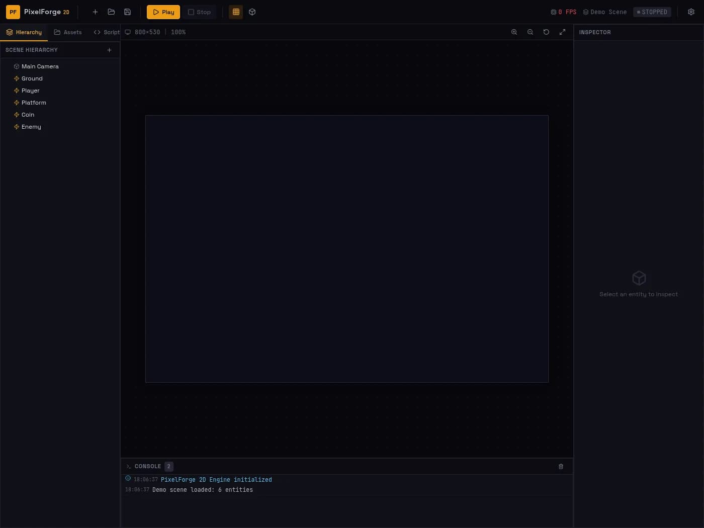 PixelForge 2D Engine