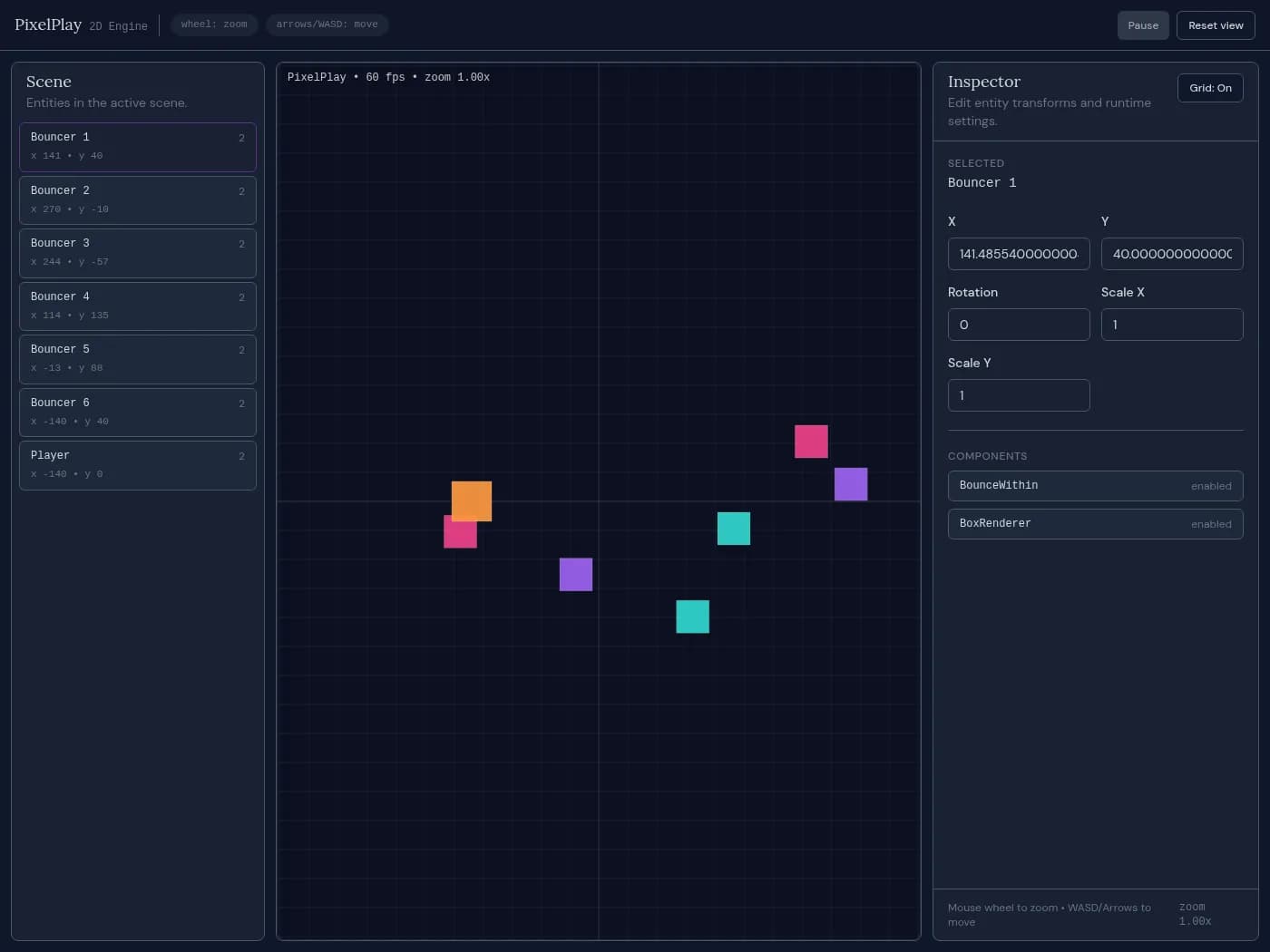 PixelPlay Engine