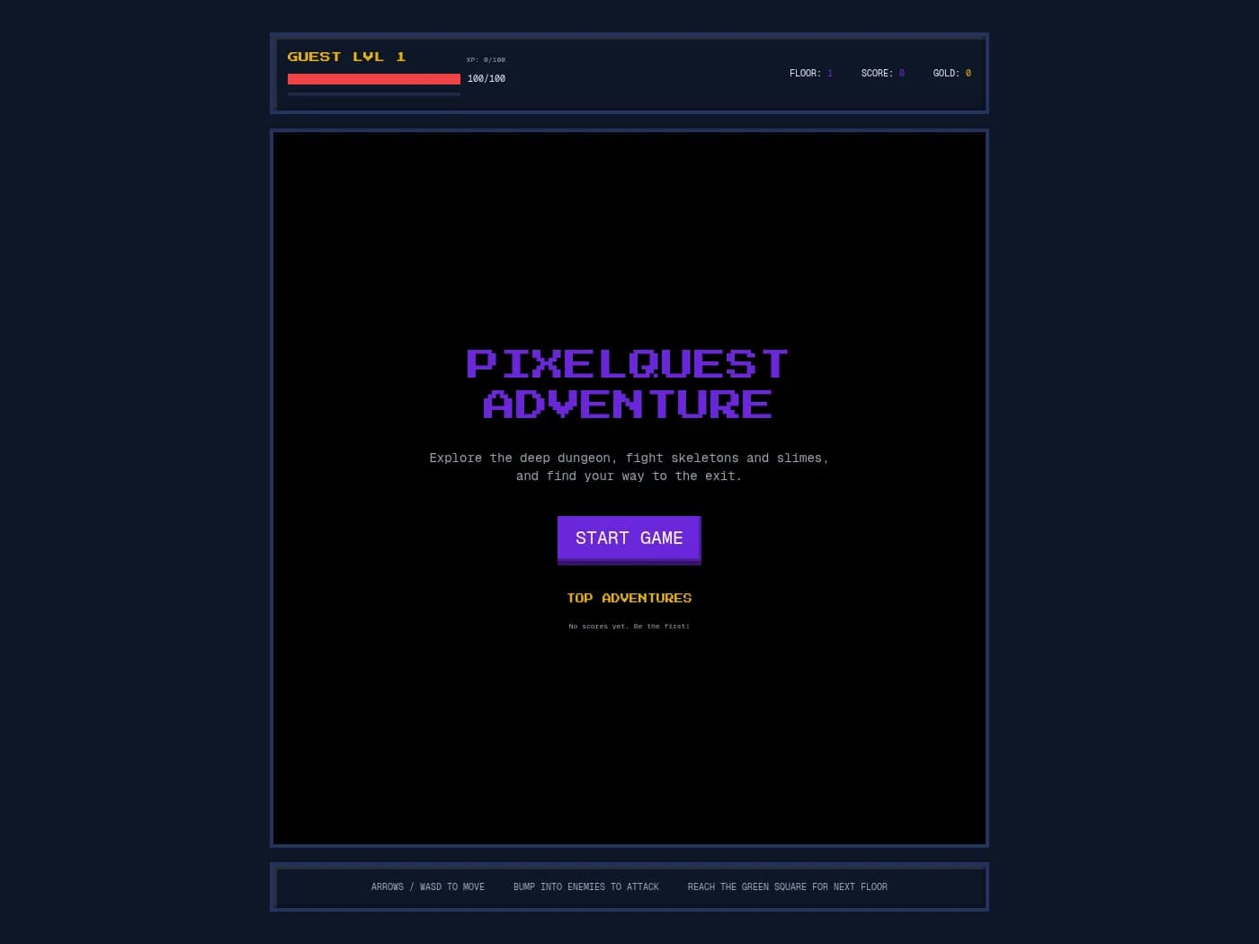 PixelQuest Adventure