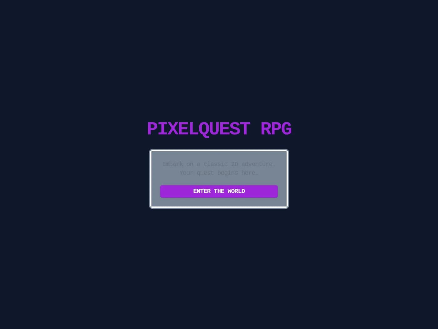 PixelQuest RPG