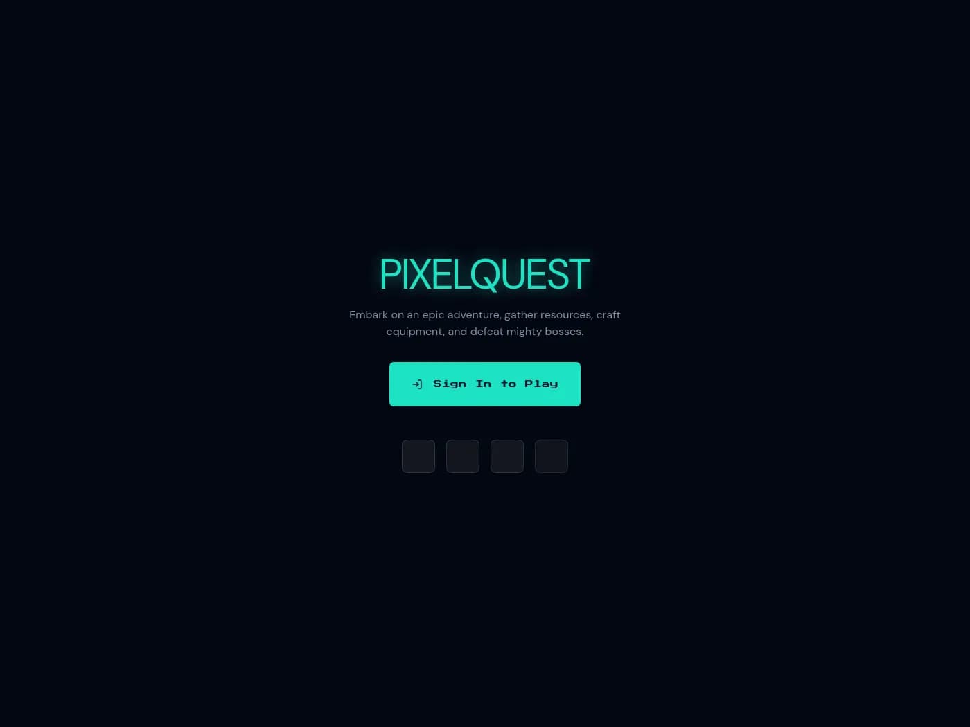PixelQuest Adventure Site