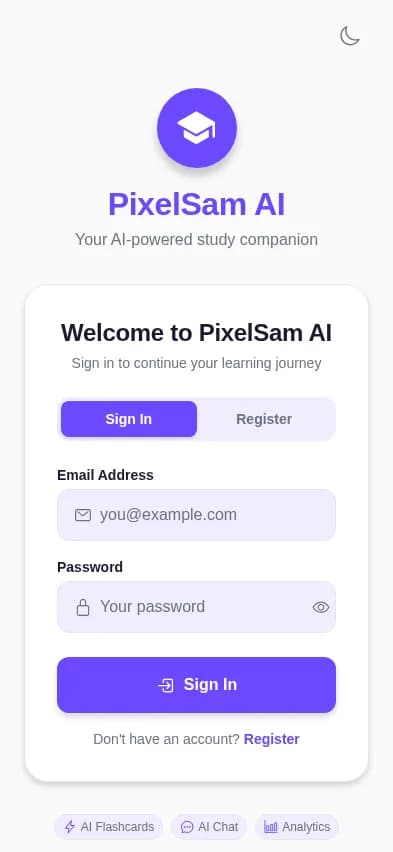 PixelSam AI Study Hub
