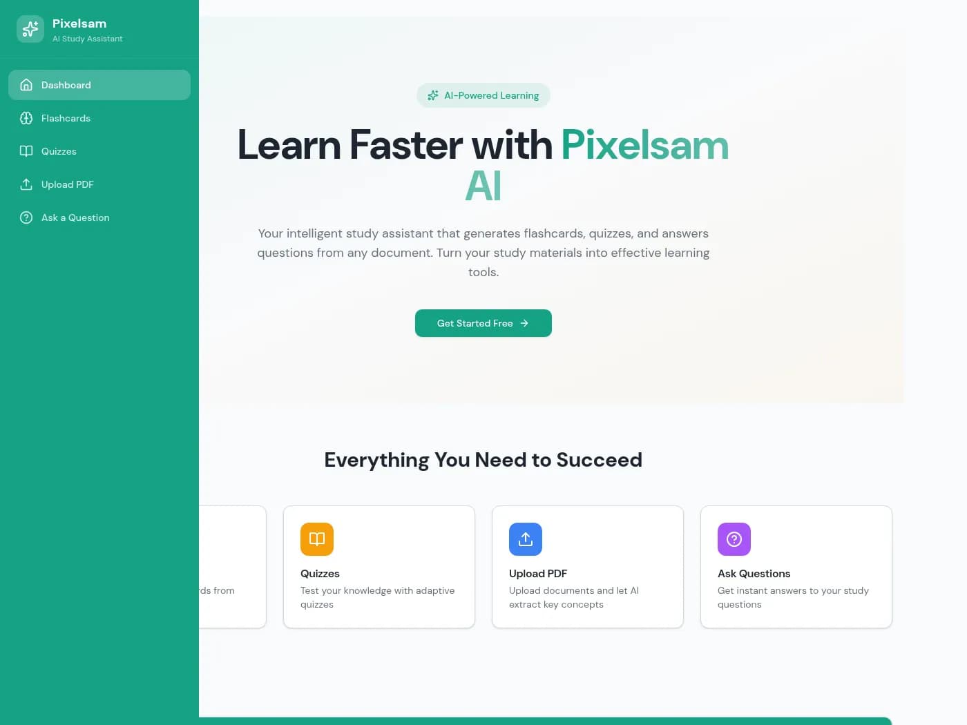 Pixelsam Study AI