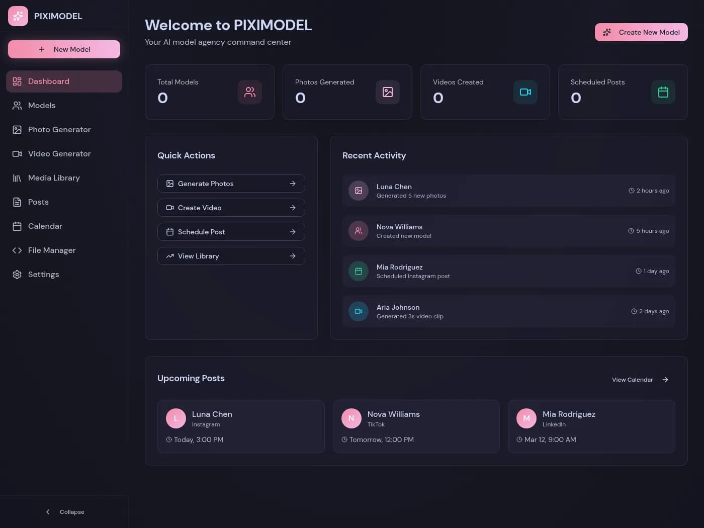 PixiModel Studio