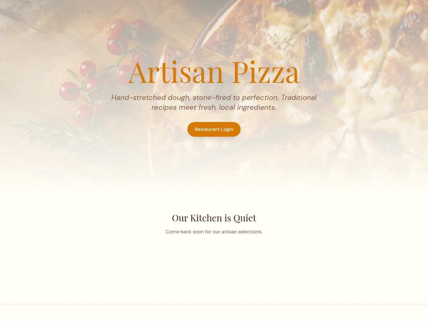 Pizza Menu Maker