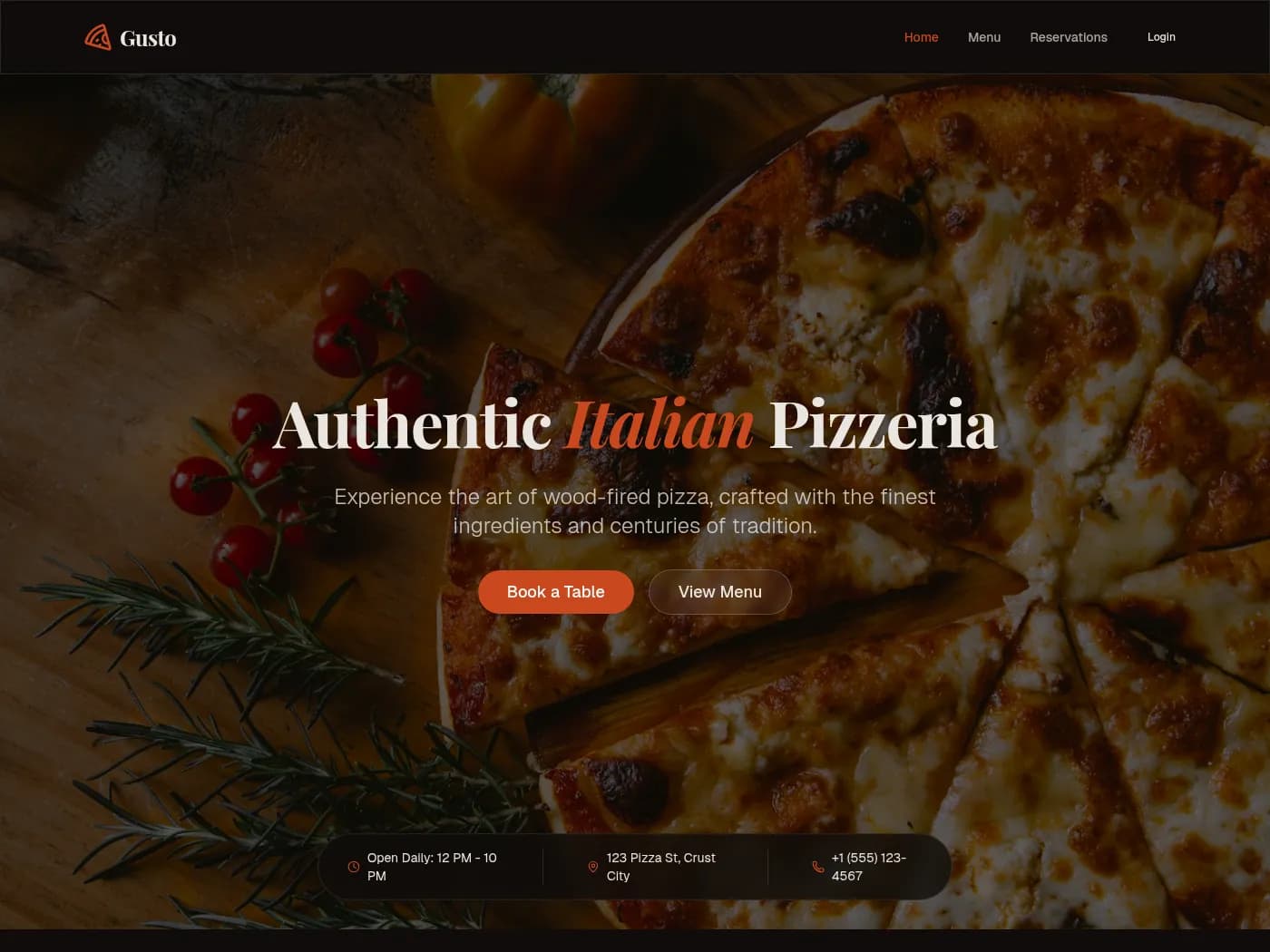 Pizza Bistro Web