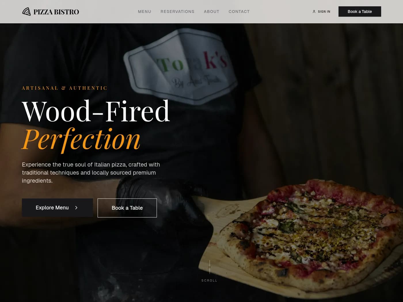 Pizza Bistro Site
