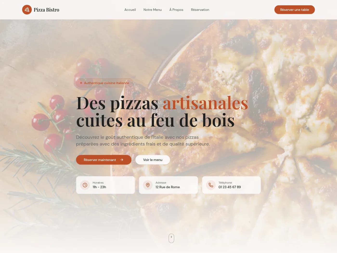 Pizza Bistro Web