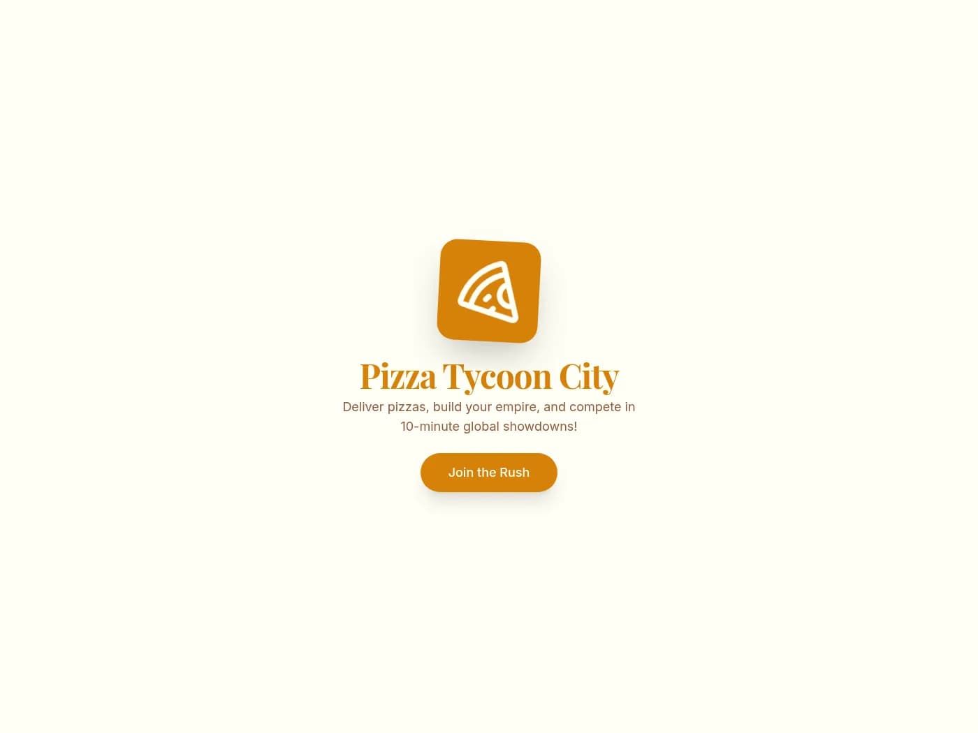 Pizza Tycoon City
