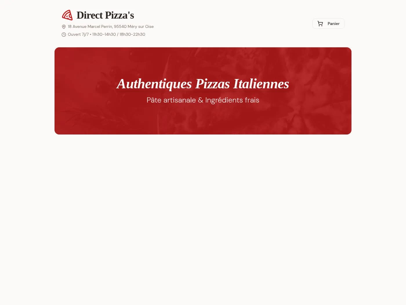 Pizzeria Manager