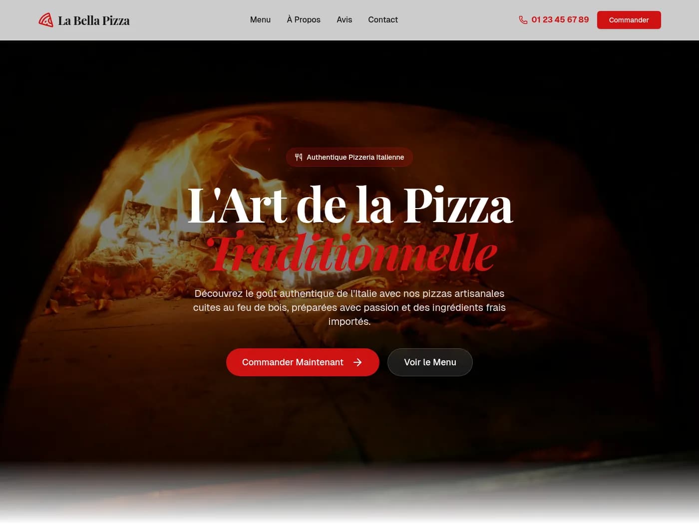 Pizzeria Web Experience