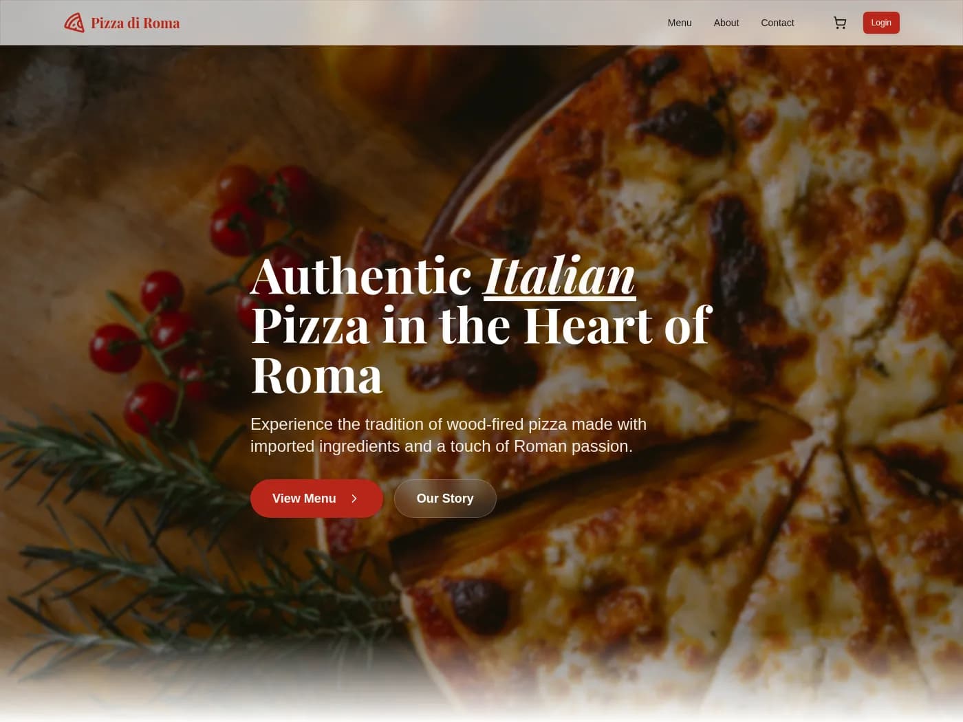 Pizzeria Web Experience