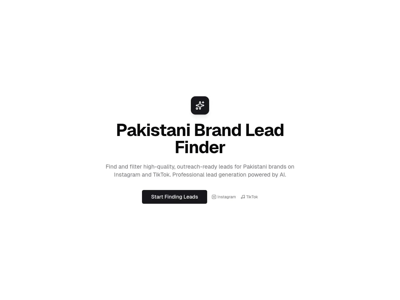 Pakistani Brand Lead Finder