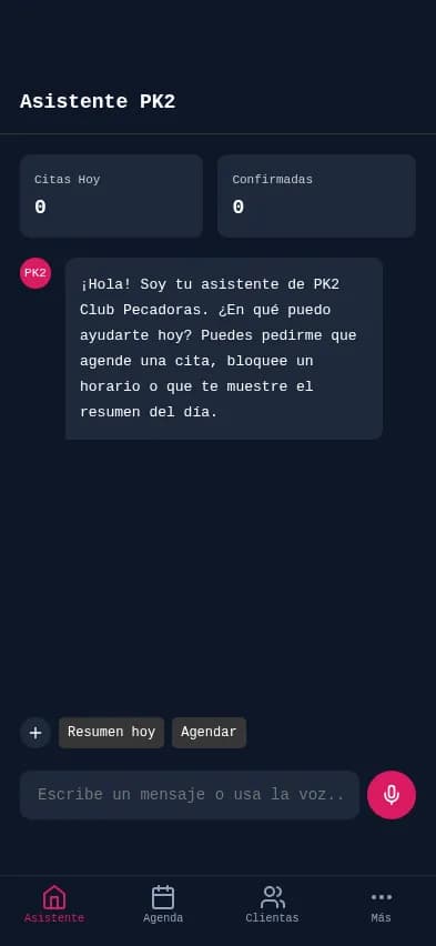 PK2 Club Pecadoras App