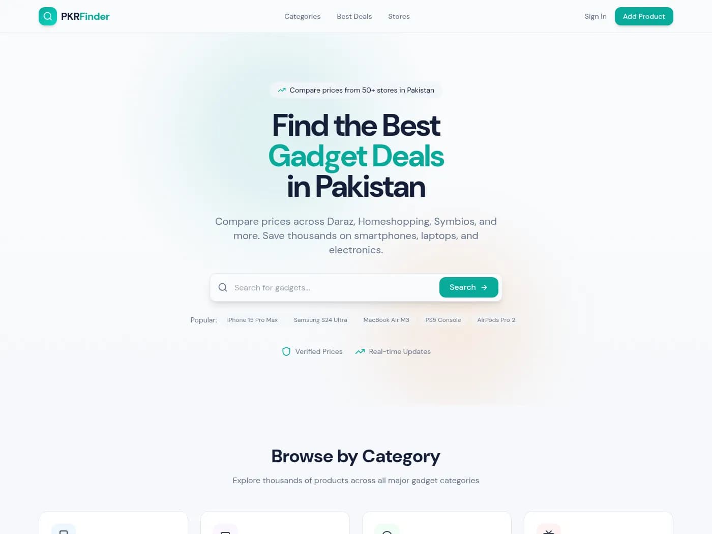 PKR Gadget Finder