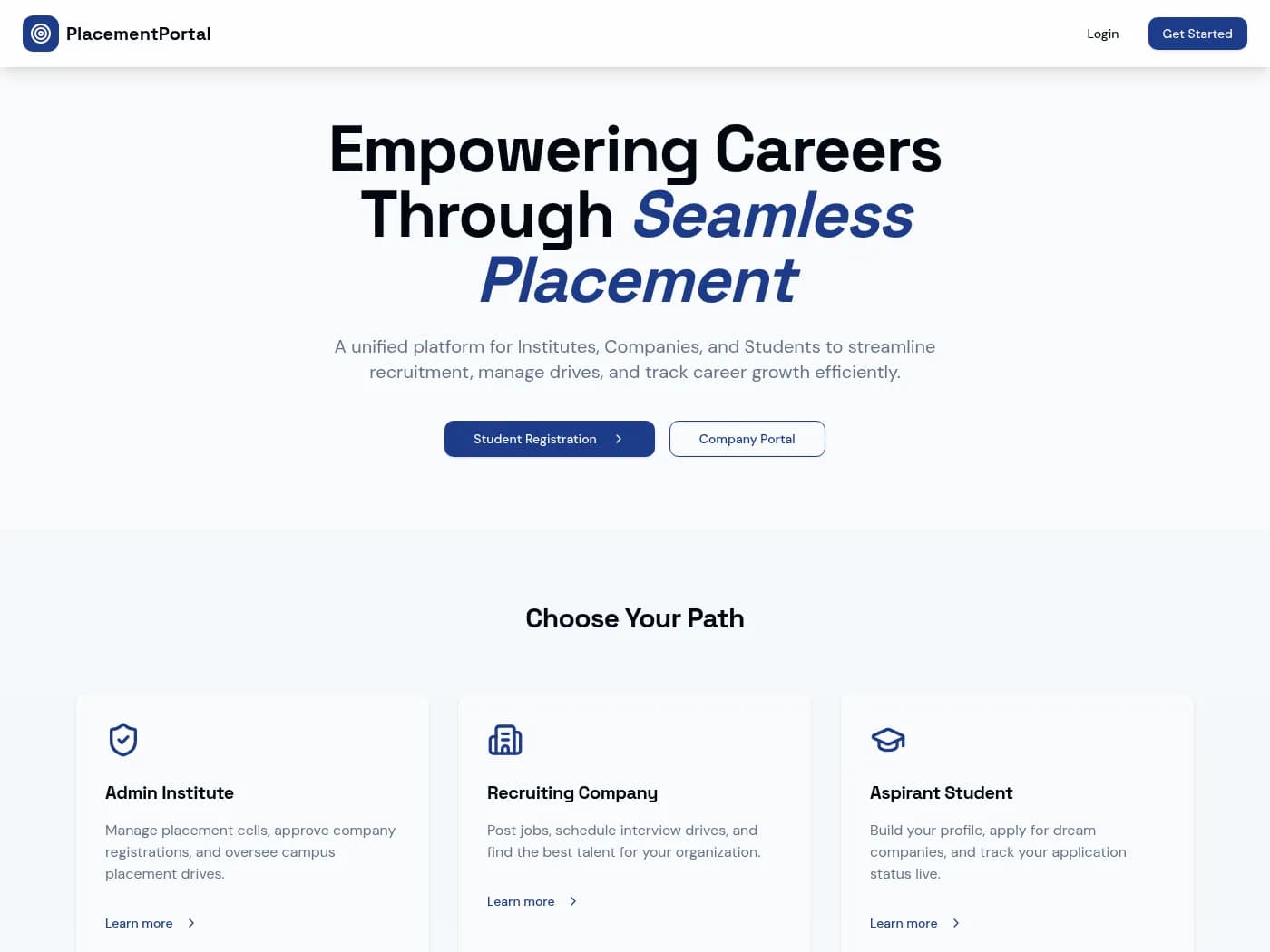 Campus Placement Portal