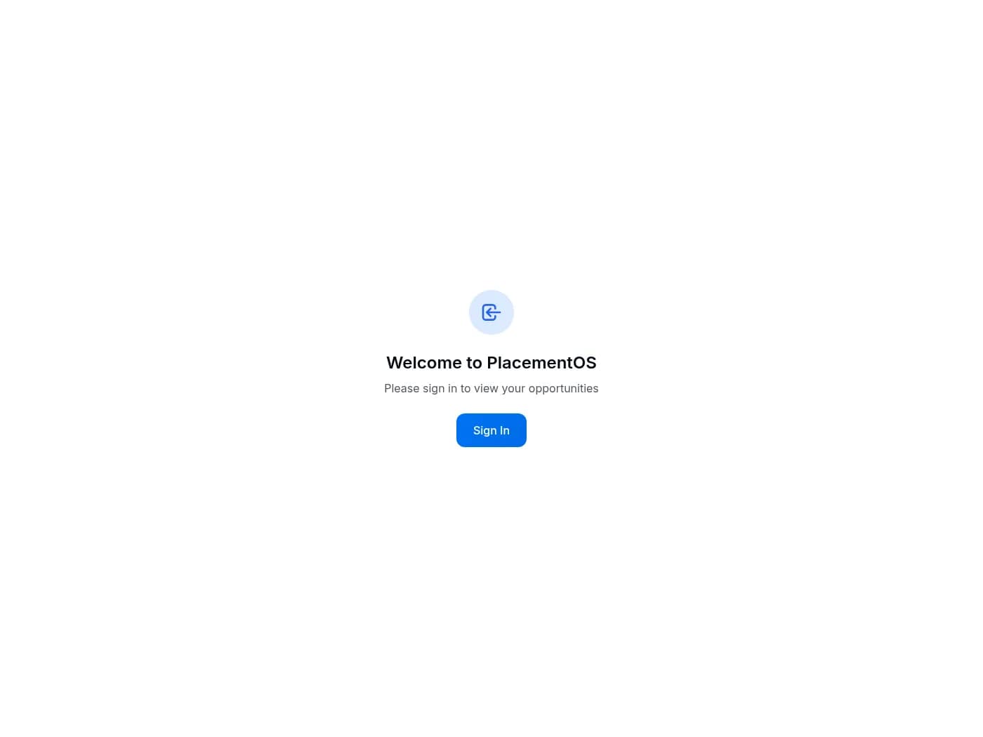 PlacementOS: Smart Student Dashboard
