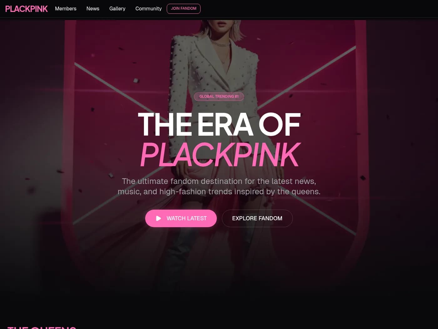 PlackPink Web App