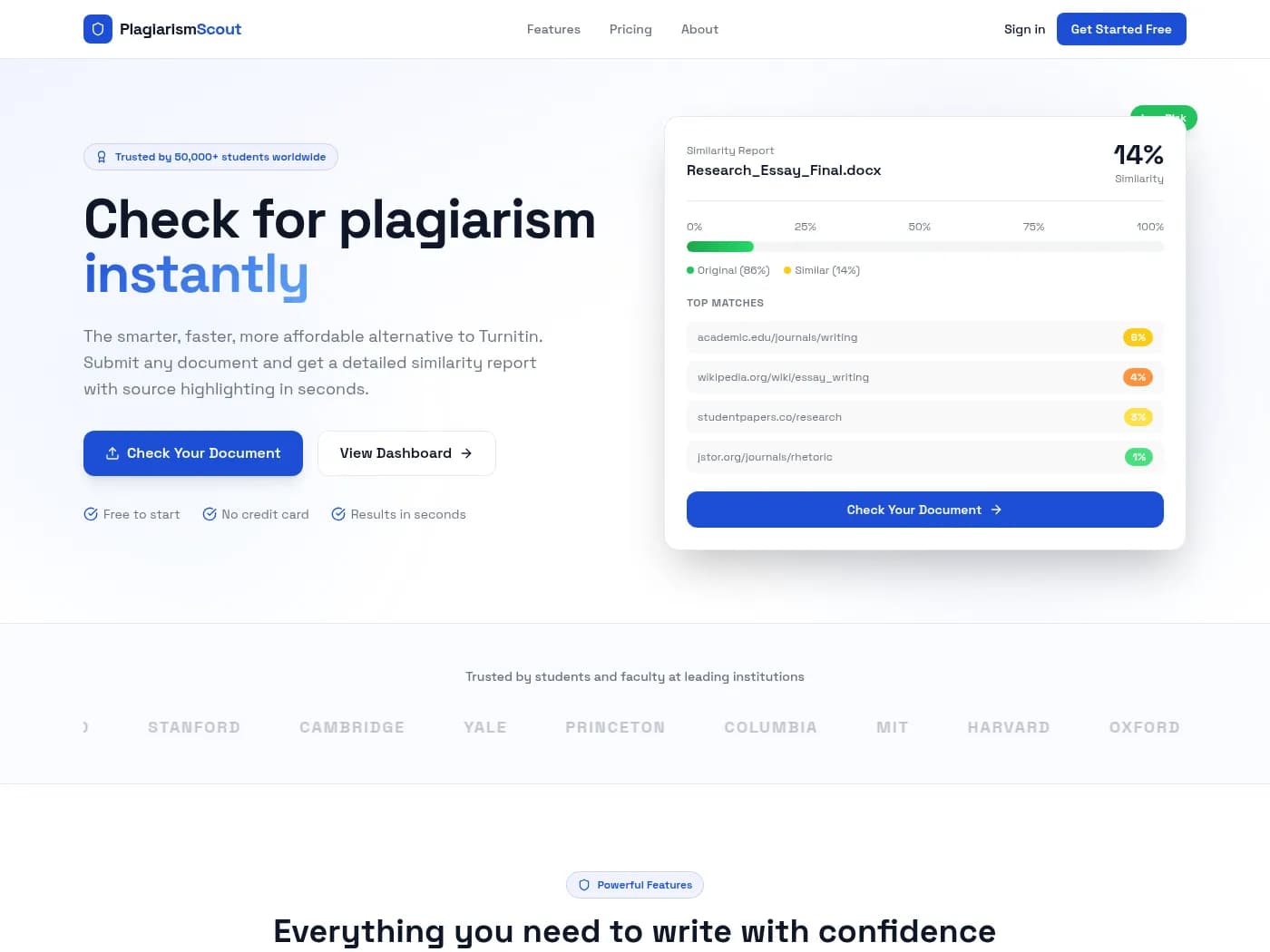 Plagiarism Scout