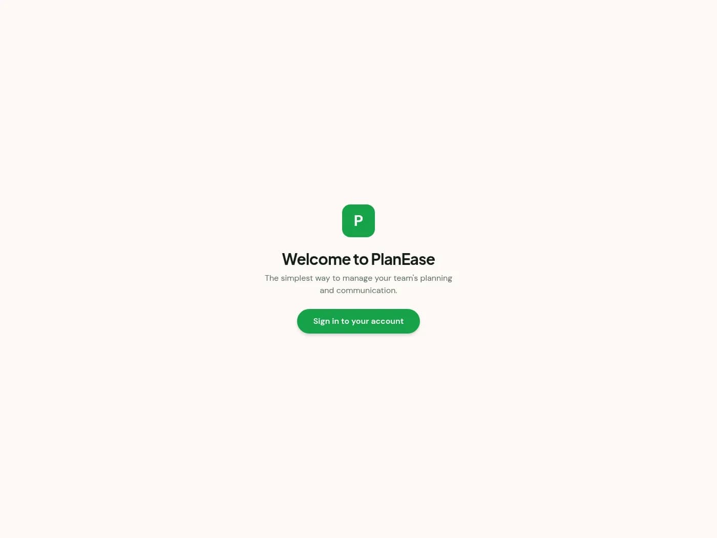 PlanEase Web App