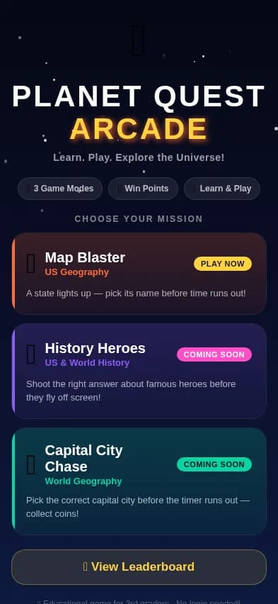 Planet Quest Arcade