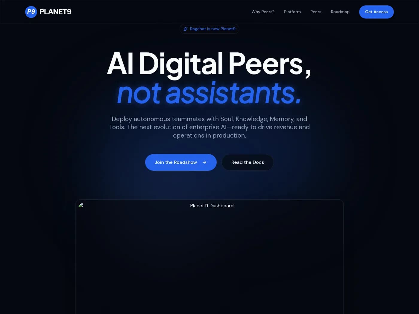 Planet9 Launch Website