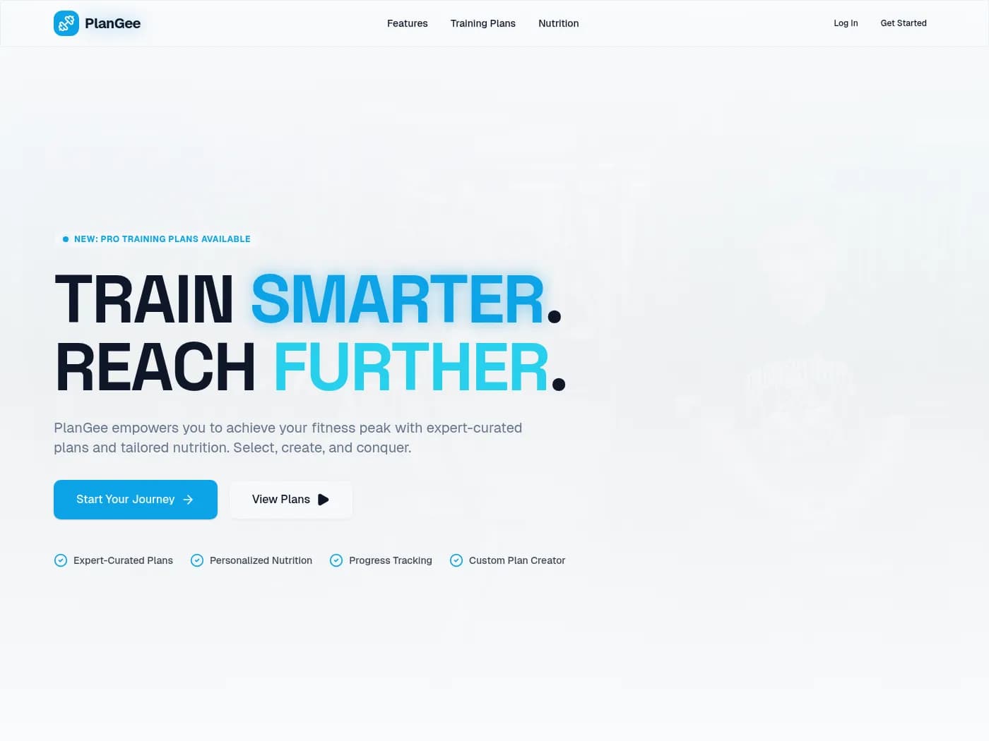 PlanGee Training & Diet App