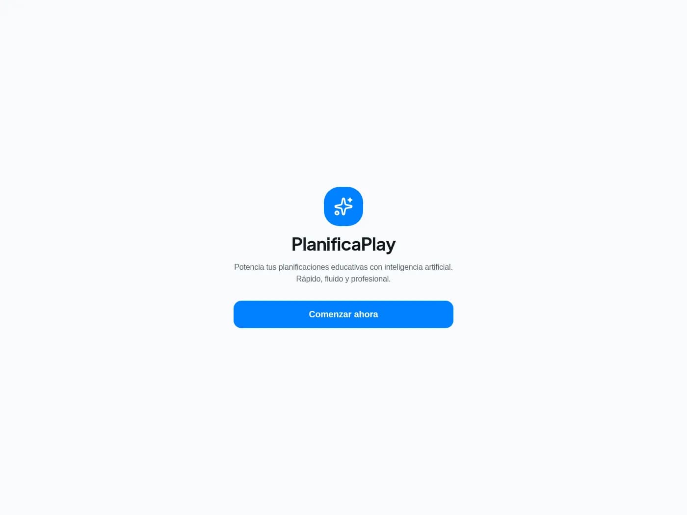 PlanificaPlay Web