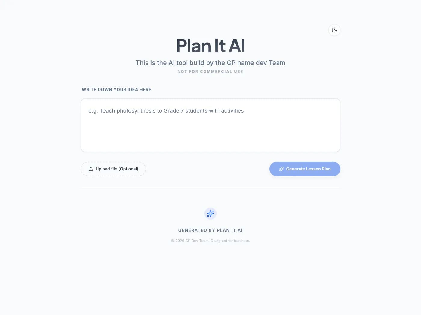 Plan It AI