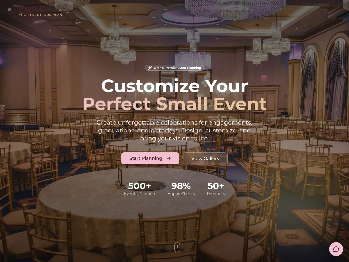 Plan It Events Web