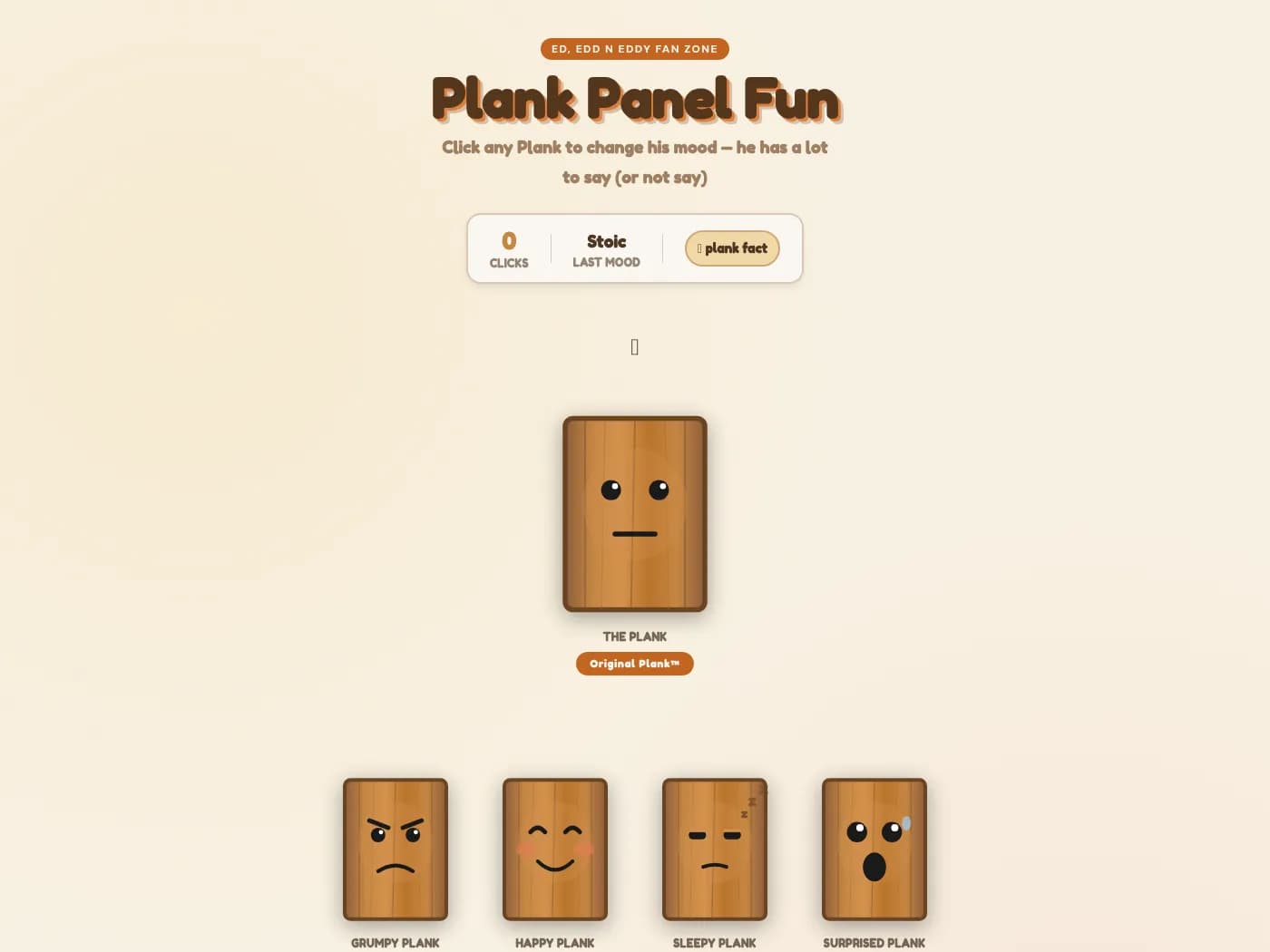 Plank Panel Fun