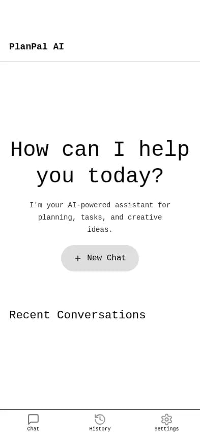 PlanPal Mobile App