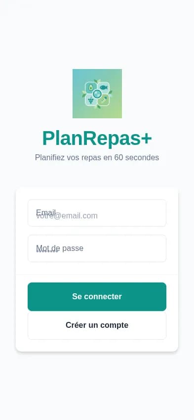 PlanRepas+ Meal Planner
