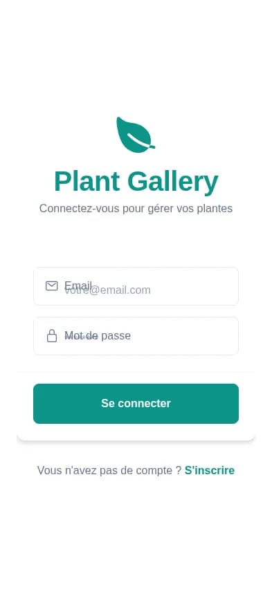Plant Gallery Tracker