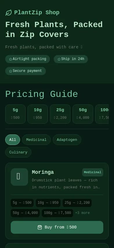 PlantZip Shop