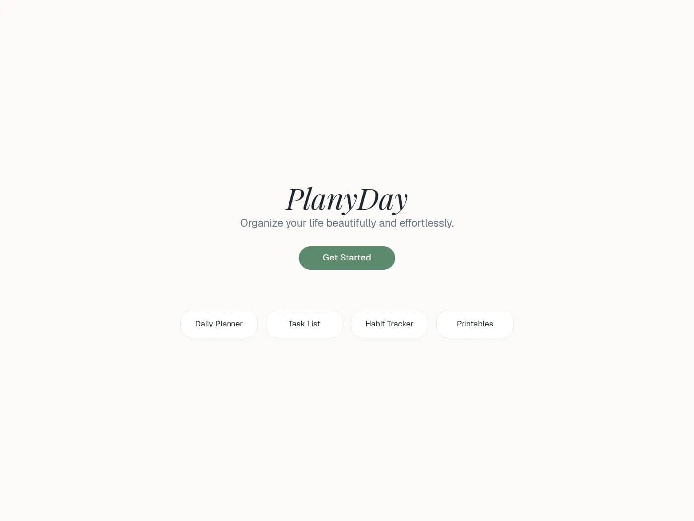 PlanyDay Dashboard