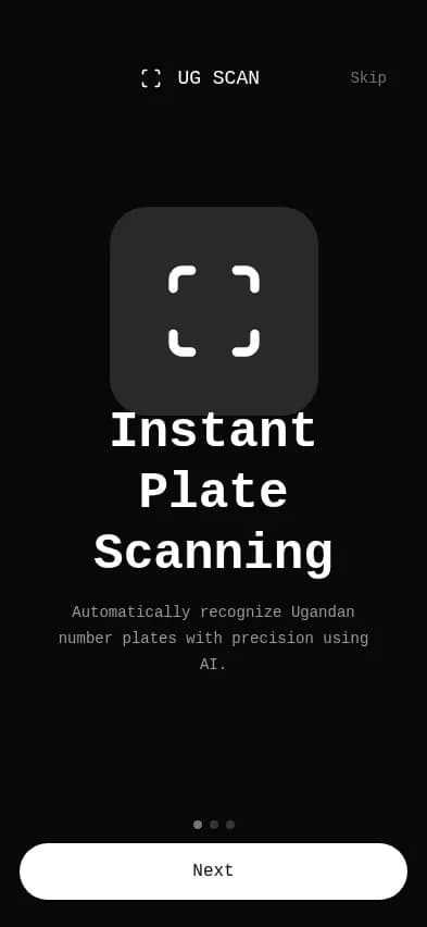 UG Plate Scanner