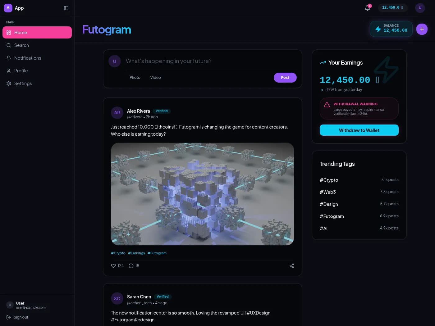 Revamp Platform UX