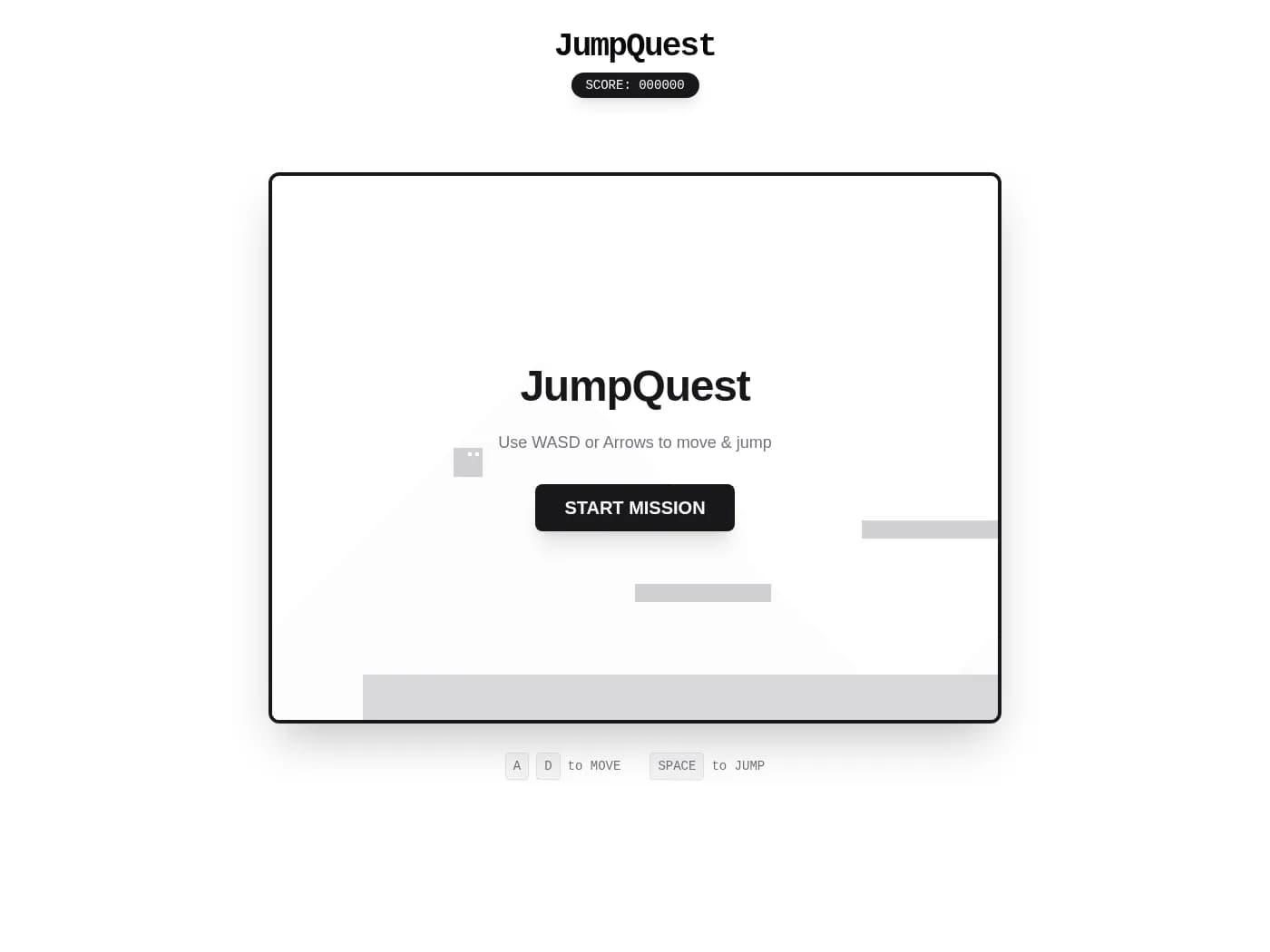 JumpQuest Platformer